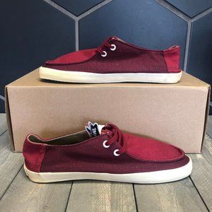 Vans | Shoes | New Wo Box Vans Rata Vulc Burgundy Surf Siders | Poshmark